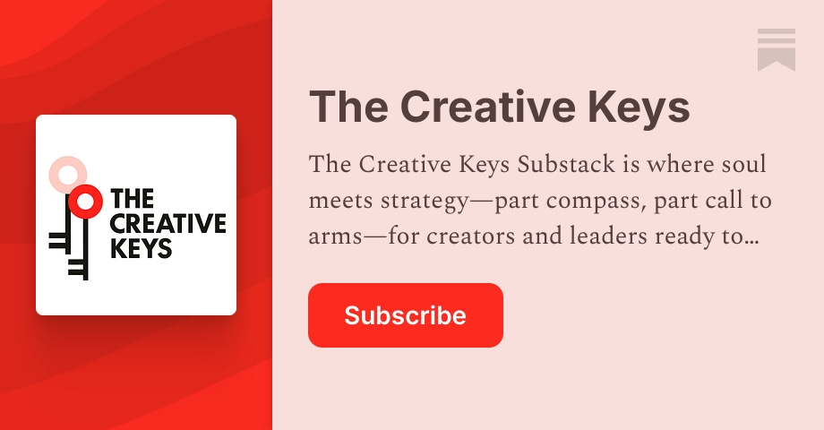 The Creative Keys | Paige Williams | Substack