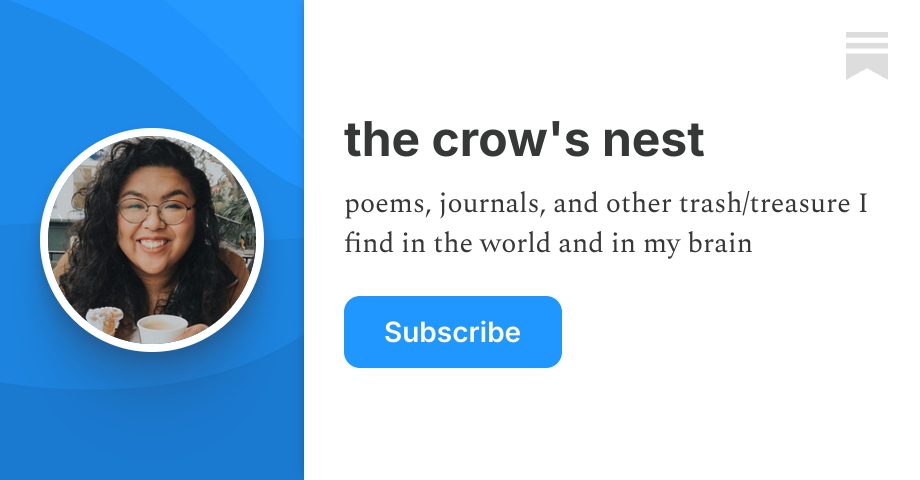 the crow's nest | Karen Savella Stallard | Substack