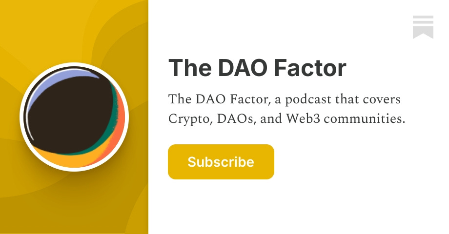 The DAO Factor | Substack