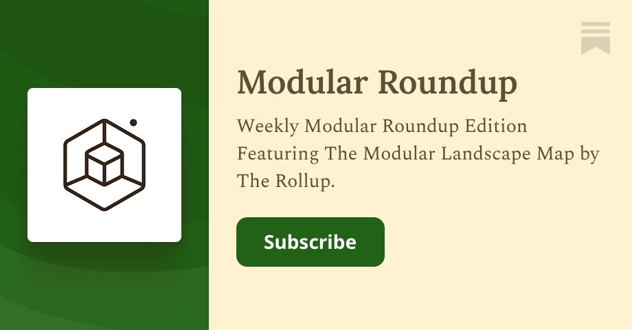 Modular Roundup | Substack