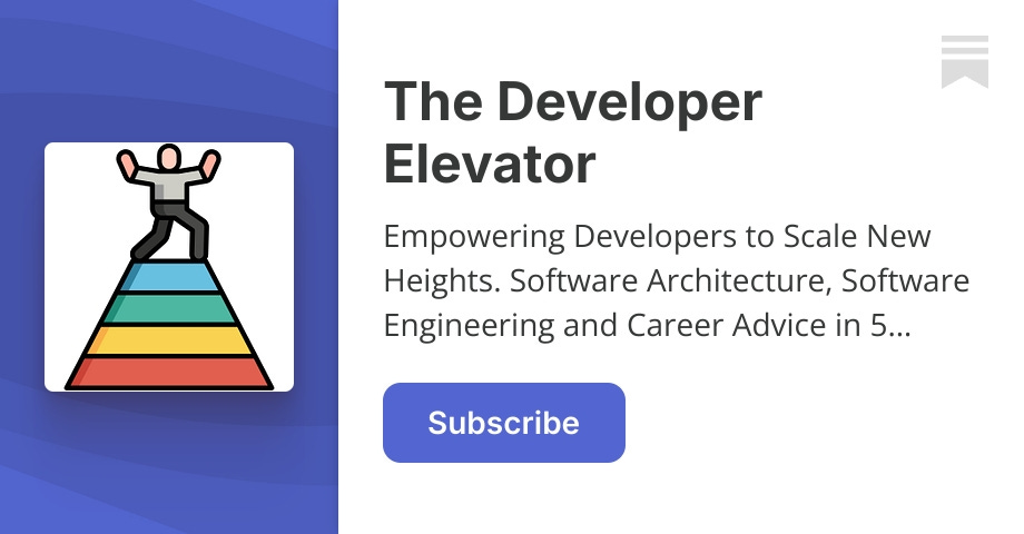 The Developer Elevator | Antonio Di Virgilio | Substack