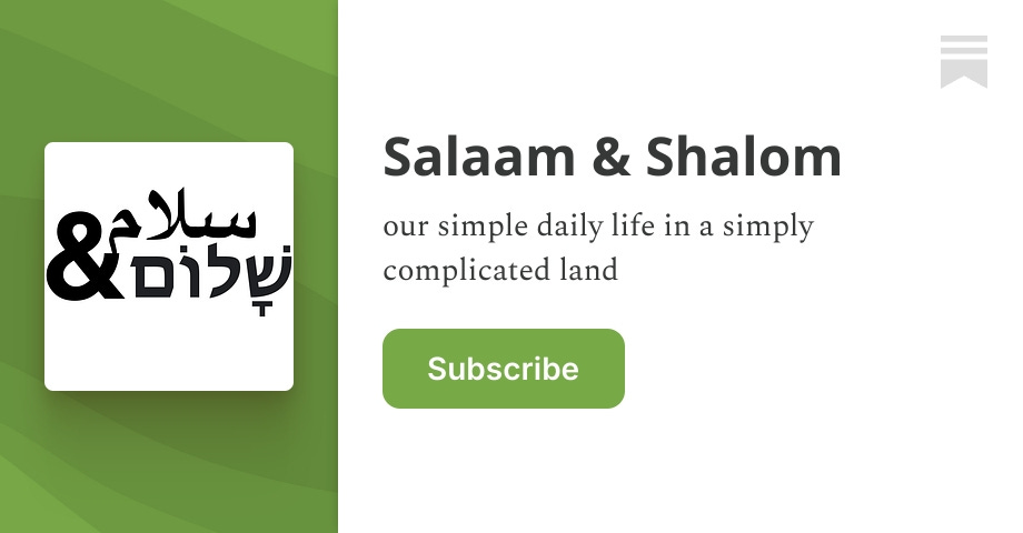 Salaam & Shalom | Lauren & Samuel Draper | Substack
