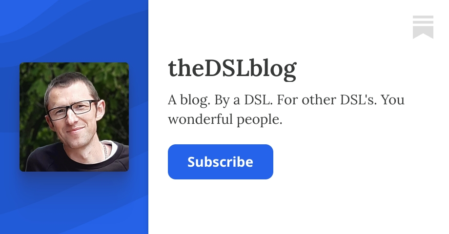 theDSLblog | Seth James | Substack