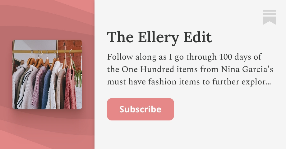 The Ellery Edit | Emily Marshall | Substack