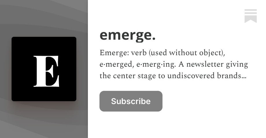 emerge. | cortne bonilla | Substack