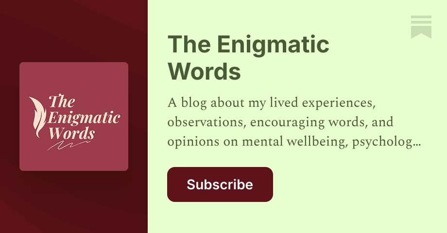 The Enigmatic Words | Piyusha Shukla | Substack