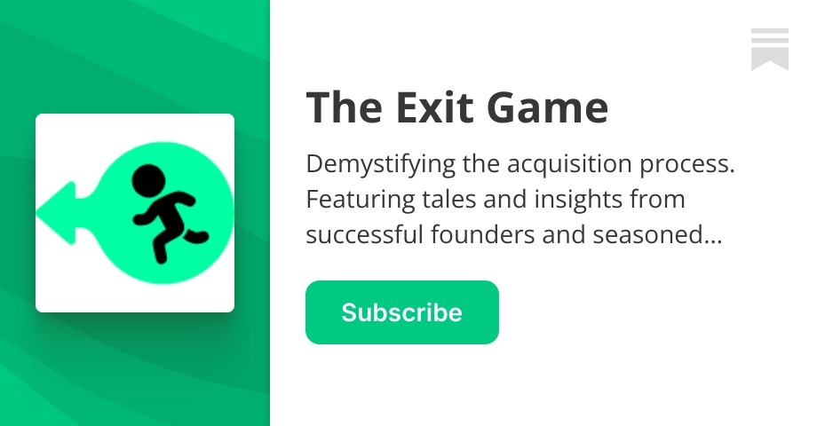 The Exit Game | Mujavid Bukhari | Substack