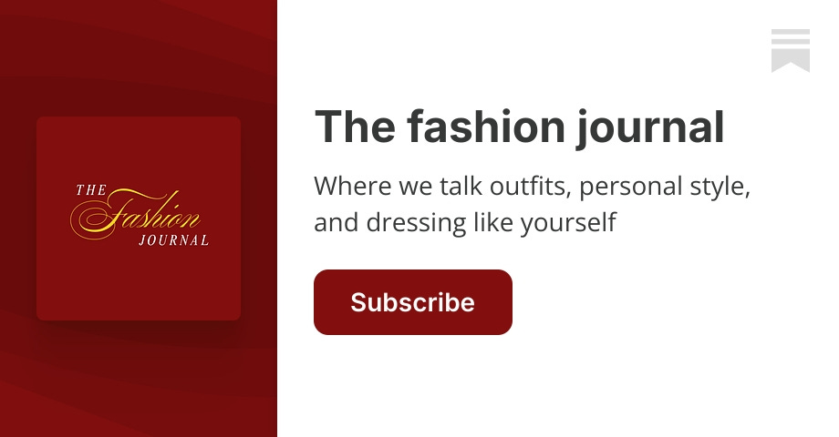 The Fashion Journal | Monalisa | Substack