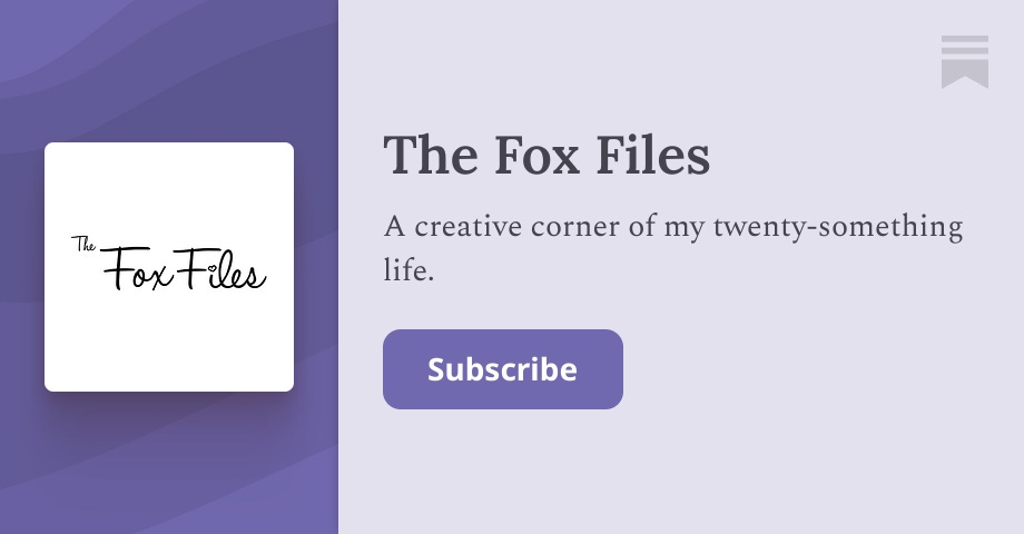 The Fox Files | Fenella Fox | Substack