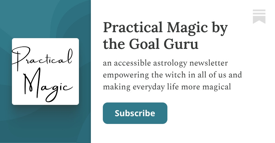 Practical Magic by the Goal Guru | Meaghan Wagner | Substack