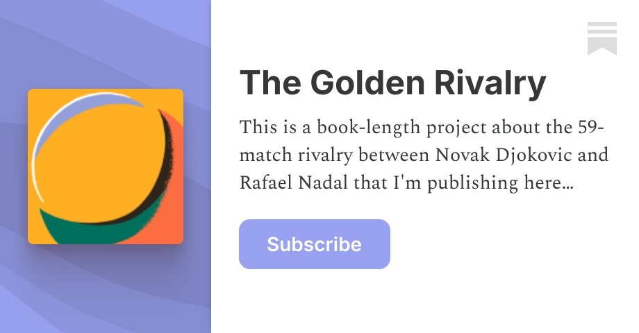 The Golden Rivalry | Owen Lewis | Substack