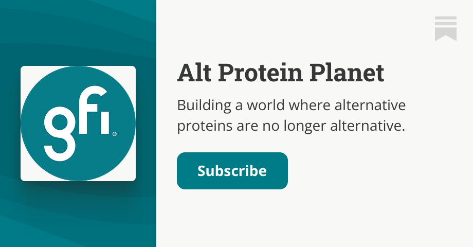 Alt Protein Planet | The Good Food Institute | Substack