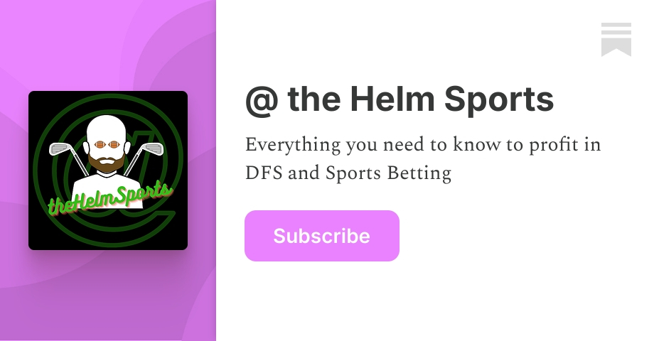 @ the Helm Sports | Derek Helm | Substack