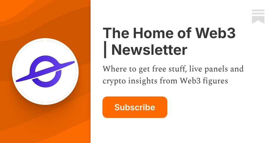 The Home of Web3 | Newsletter | Home of Web3 | Port3 Network | Substack