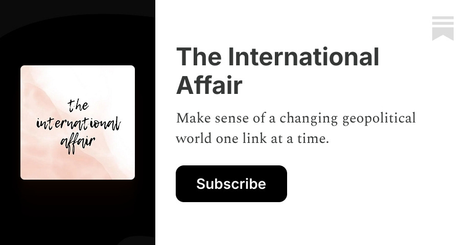 The International Affair | Karl | Substack