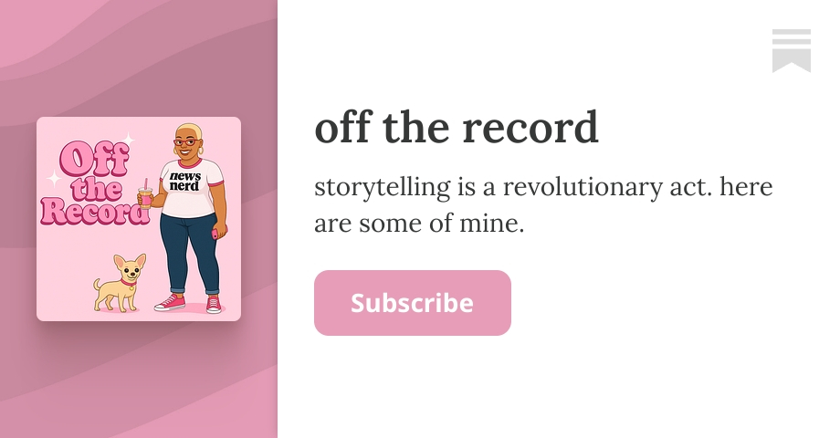 off the record | monique judge | Substack