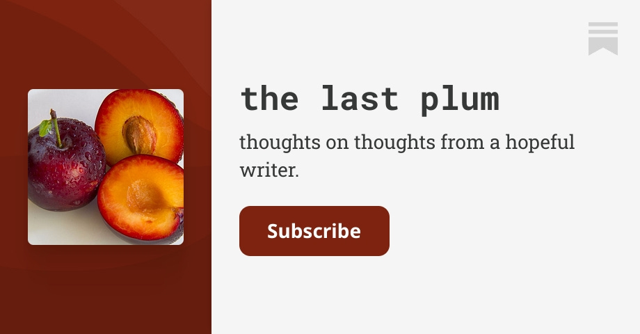 thoughts on pride - by sama - the last plum in the icebox