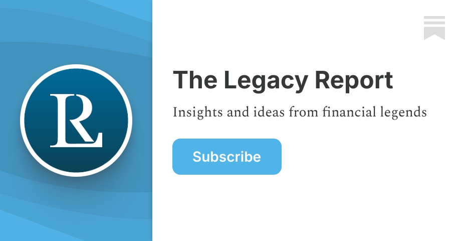 Coming soon - The Legacy Report