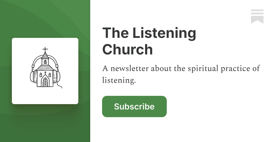 The Listening Church | Luke S. Edwards | Substack