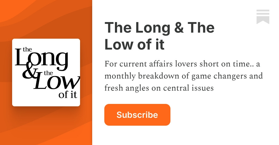 The Long & The Low of it | David Longmore & James Lowen | Substack