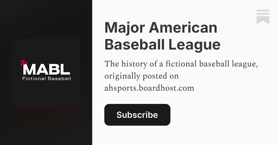 Major American Baseball League | Substack