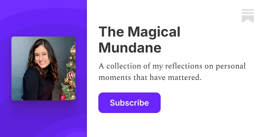 The Magical Mundane | Sharie | Substack