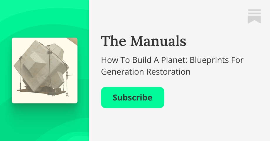 The Manuals | Matthew Ponsford | Substack