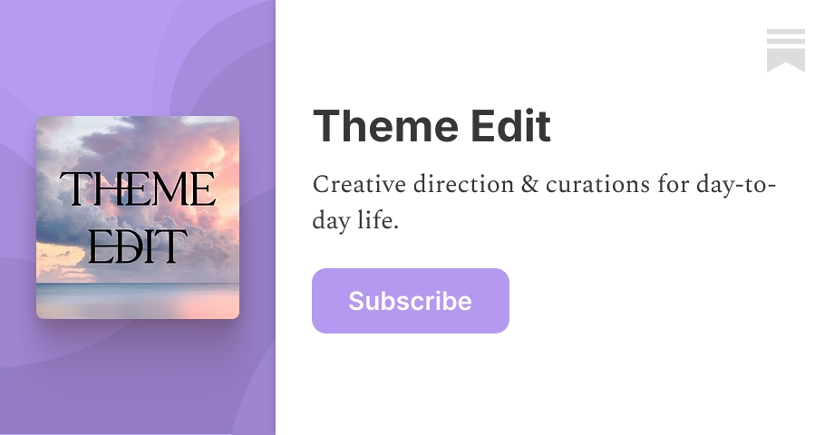 Theme Edit | Substack