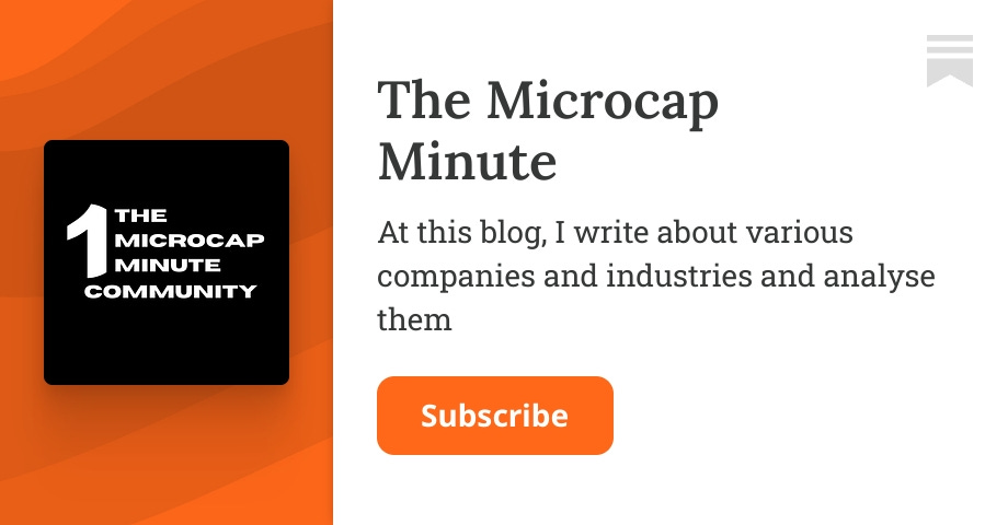 The Microcap Minute | Ayush Agrawal | Substack