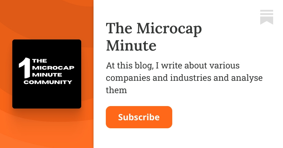 The Microcap Minute | Ayush Agrawal | Substack