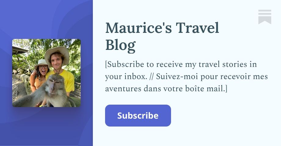 Maurice's Travel Blog | Maurice Moore | Substack