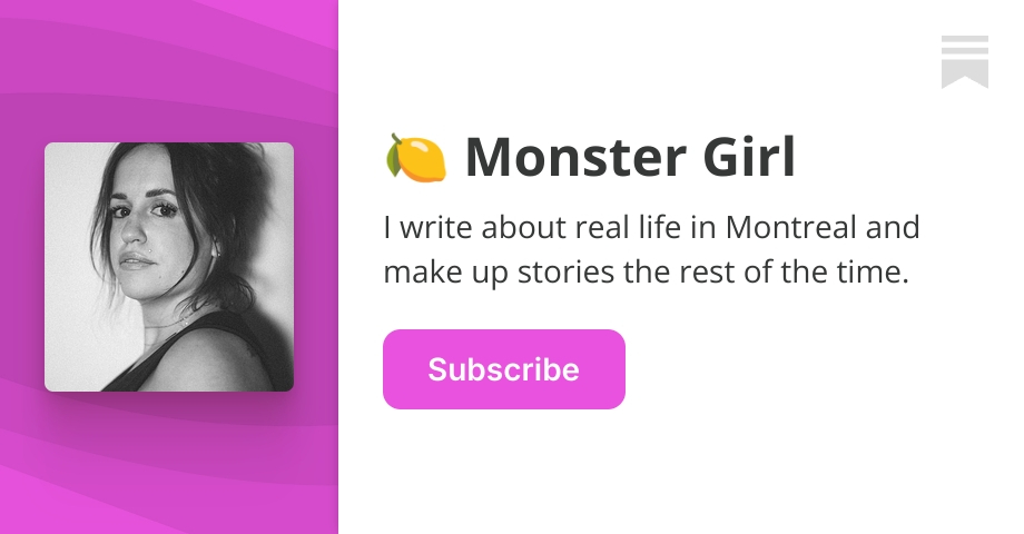 🍋 Monster Girl | Alana Trachenko | Substack