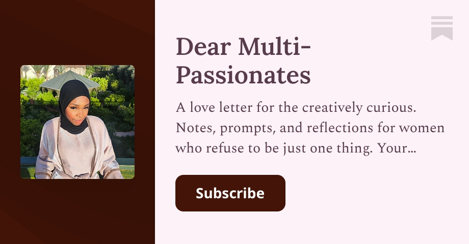 Nobody Knows You - The Multifaceted Babe’s Substack