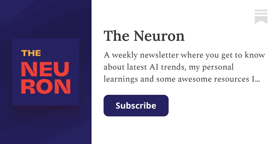 The Neuron | Adarsh Dubey | Substack