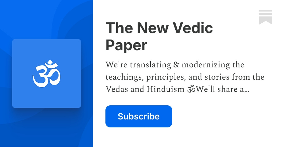 The New Vedic Paper | Substack