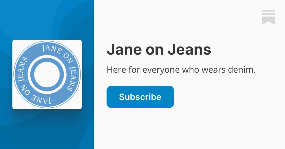 Jane on Jeans | Jane Herman | Substack