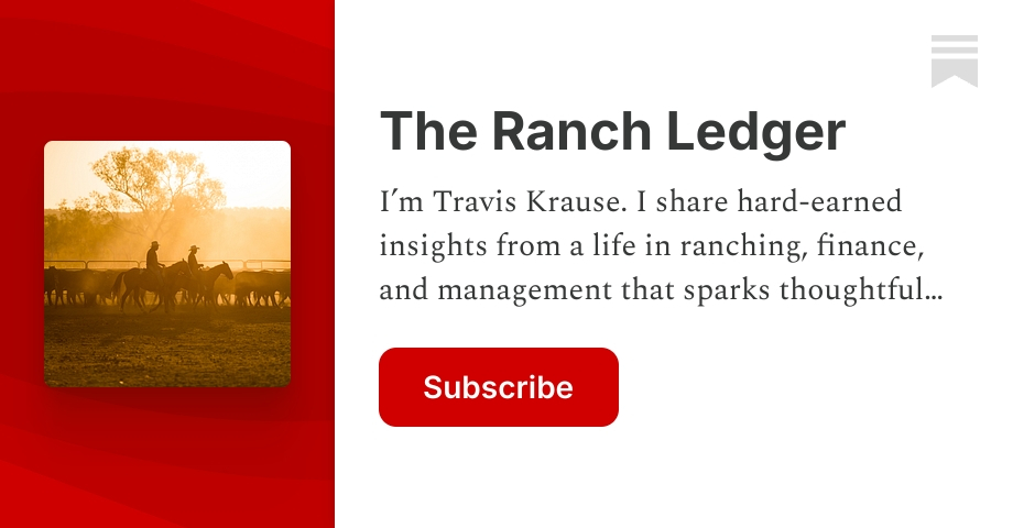 The Pastoralist | Travis Krause | Substack