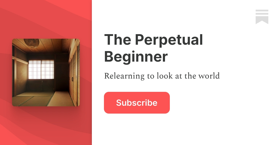 The Perpetual Beginner | Dan Nixon | Substack