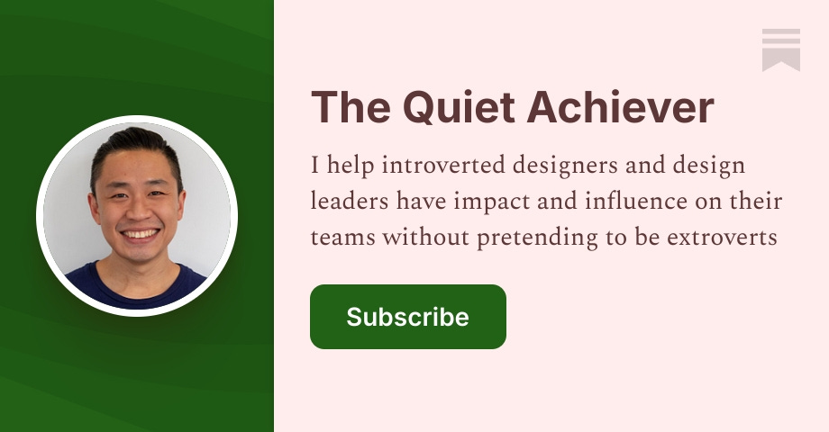 The Quiet Achiever | timyeo | Substack