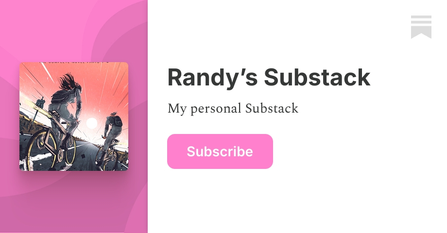 Randy’s Substack | The Raffle Novel | Substack
