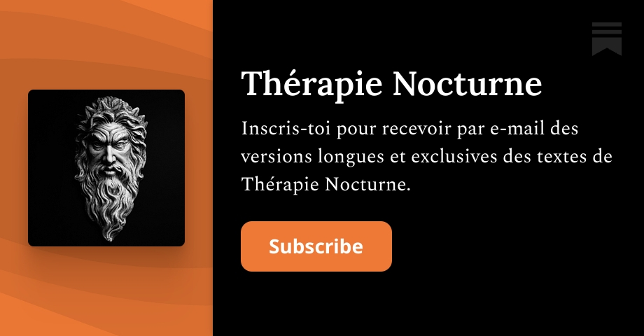 Thérapie Nocturne | Zeus⚡ | Substack
