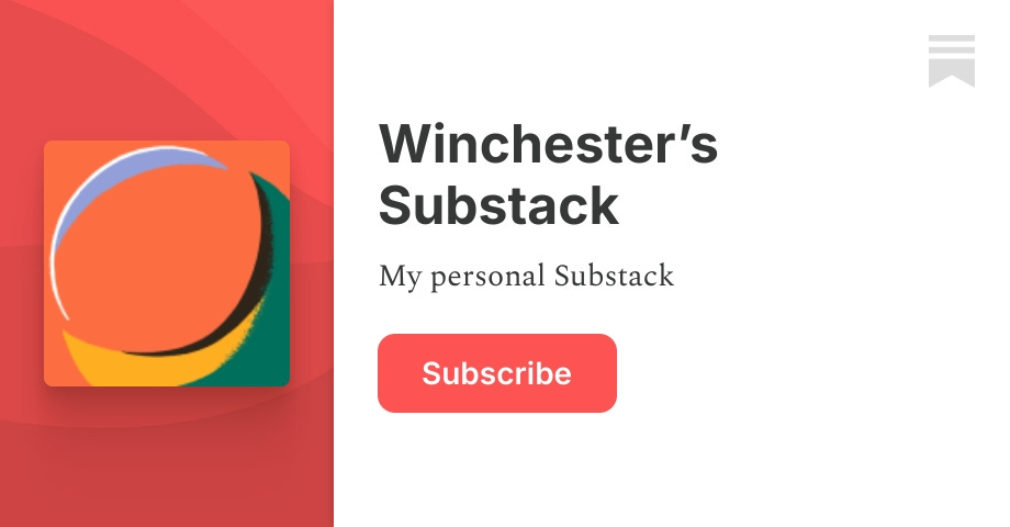 Winchester’s Substack | The Remedy For My Life | Substack