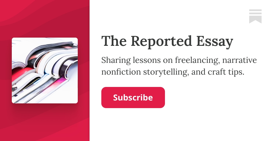 The Reported Essay | Erika Hayasaki | Substack