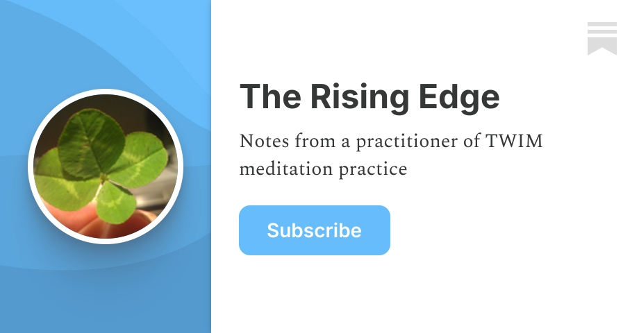 The things that arise. - by John Mott - The Rising Edge