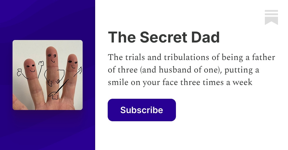 Hello and welcome! - The Secret Dad