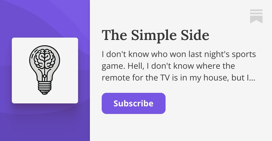 The Simple Side | Substack