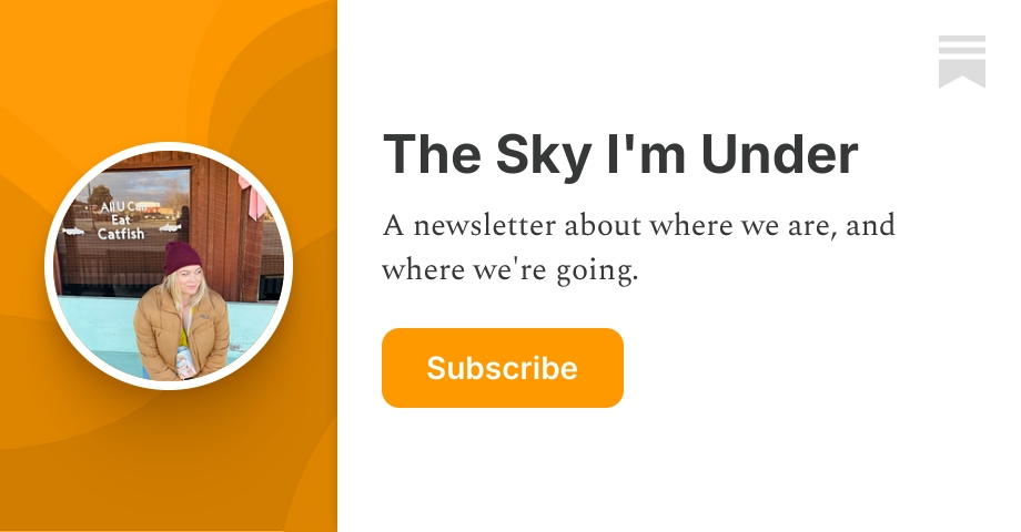 The Sky I'm Under | Winona Dimeo-Ediger | Substack