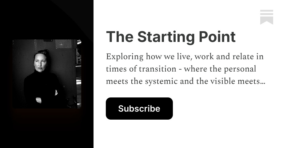 The Starting Point | Anna Branten | Substack