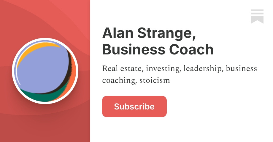 Alan Strange, Business Coach | Substack