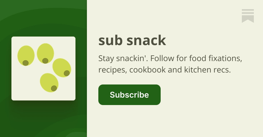 sub snack | Alana | Substack